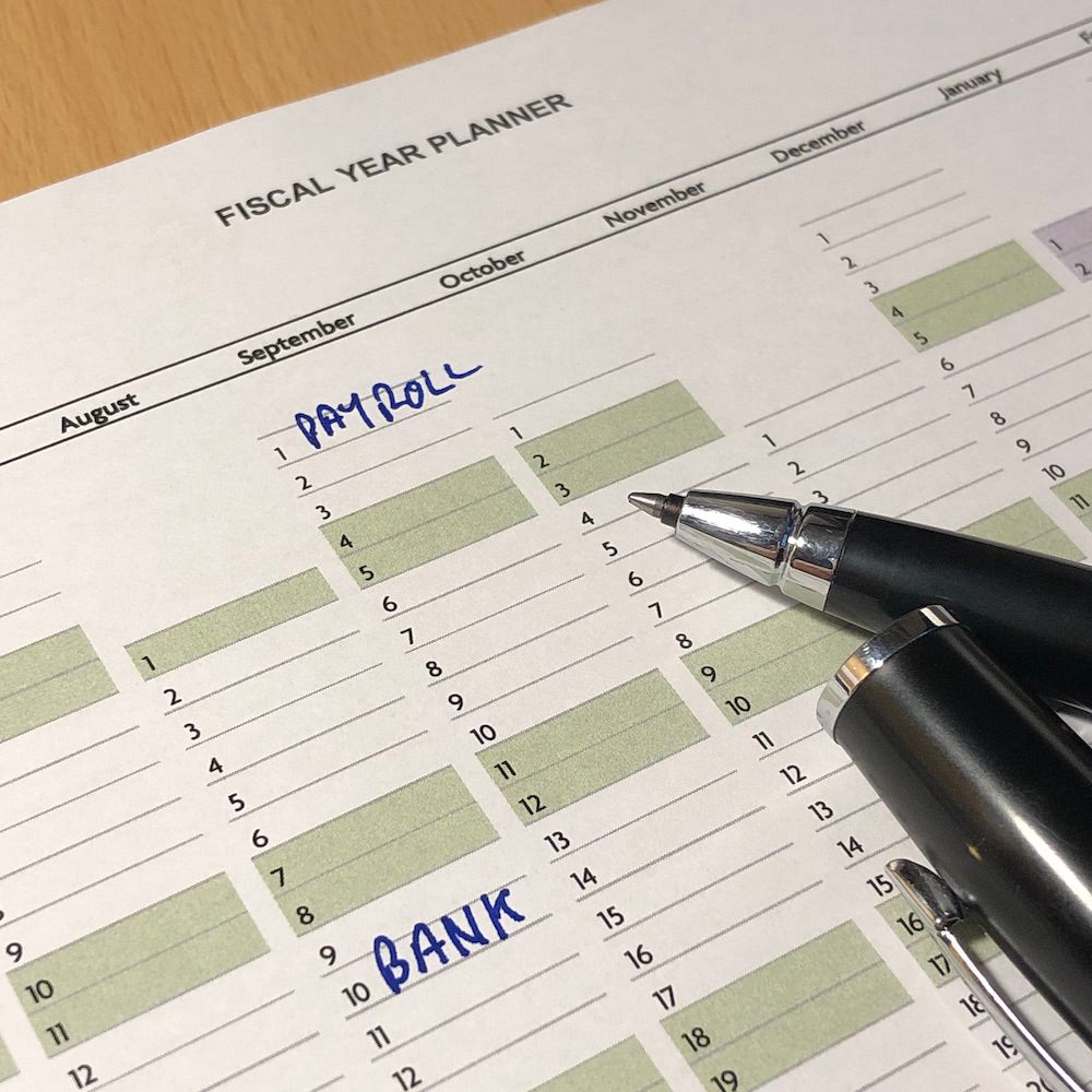 2020-21 Fiscal Year Planner download calendar printable (April-April ...